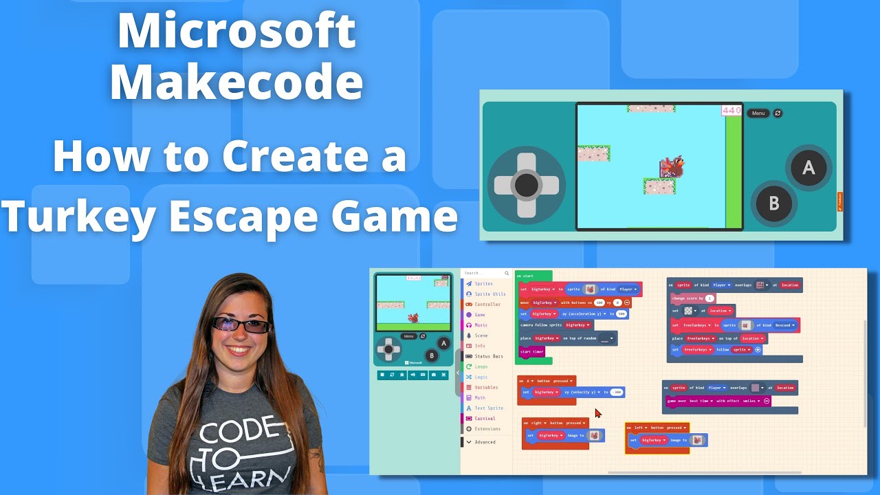 How To Create A Turkey Escape Game With Microsoft Makecode Techwise